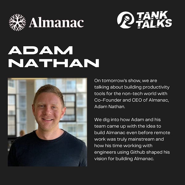 Building the Successor to Google Docs with CEO of Almanac, Adam Nathan.