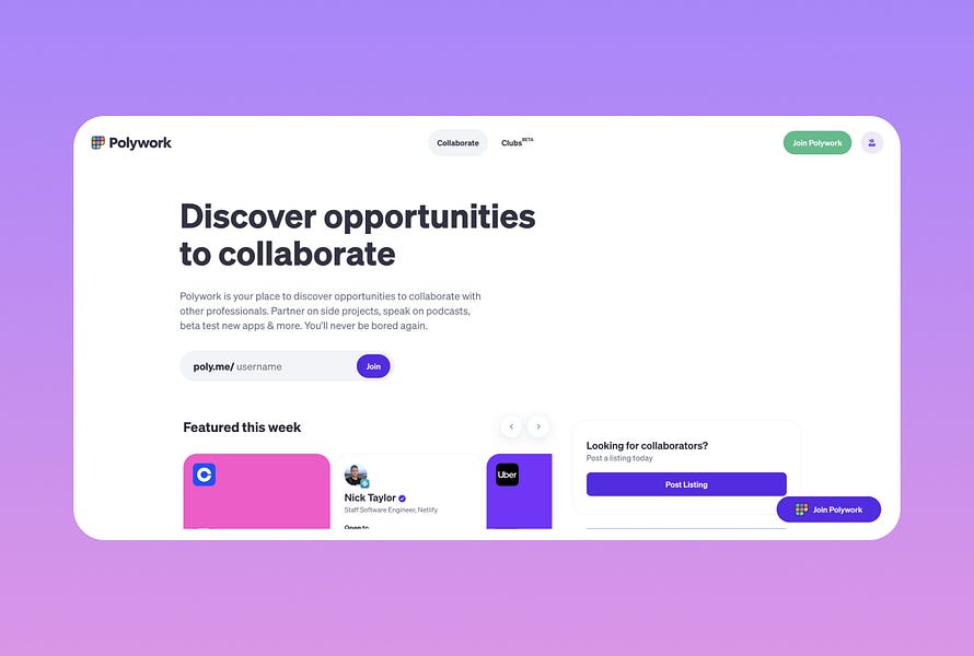 #4: Have You Heard of Polywork? - by Nick Simard - App Chat