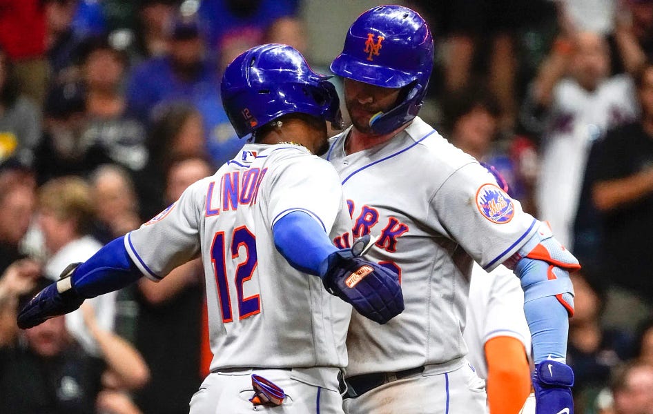 Mets comeback in Milwaukee to maintain first place, thanks to the Polar ...