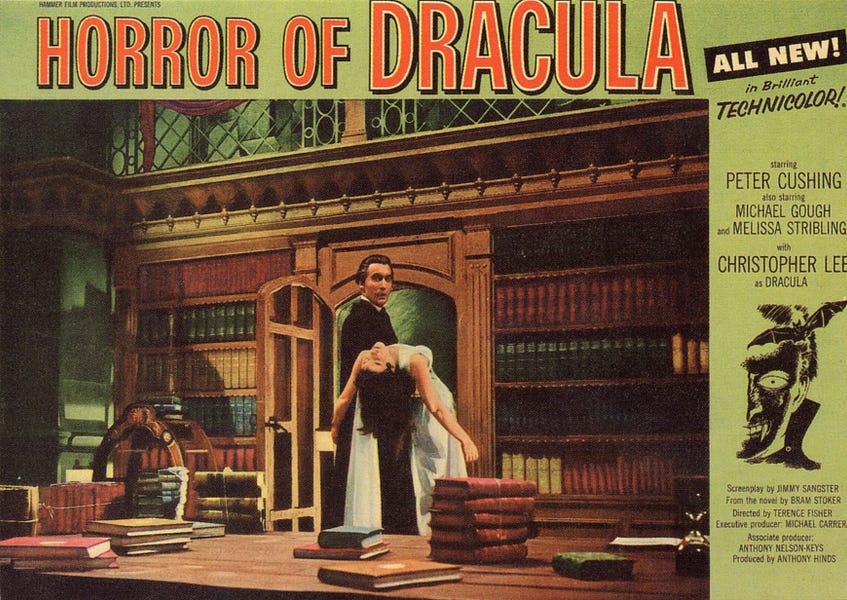Christopher Lee in "Horror of Dracula" - by George Eberhart