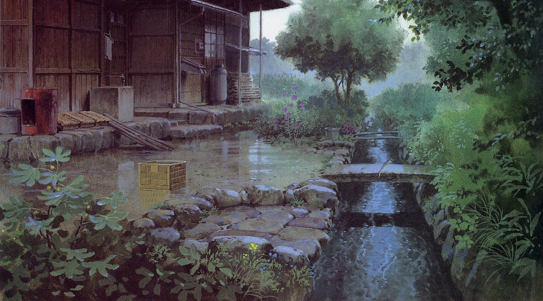 What Kazuo Oga Thinks About When He Thinks About Backgrounds
