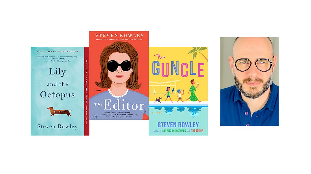 An Author and His Books, Steven Rowley - by Gayla Gray