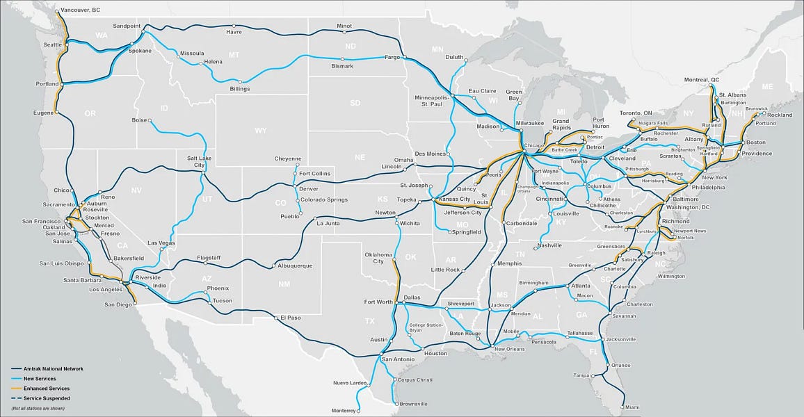 Amtrak should build a good train - by Matthew Yglesias