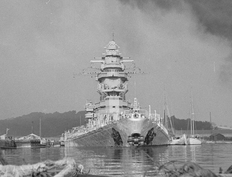 The French Fleet scuttled - by Martin Cherrett