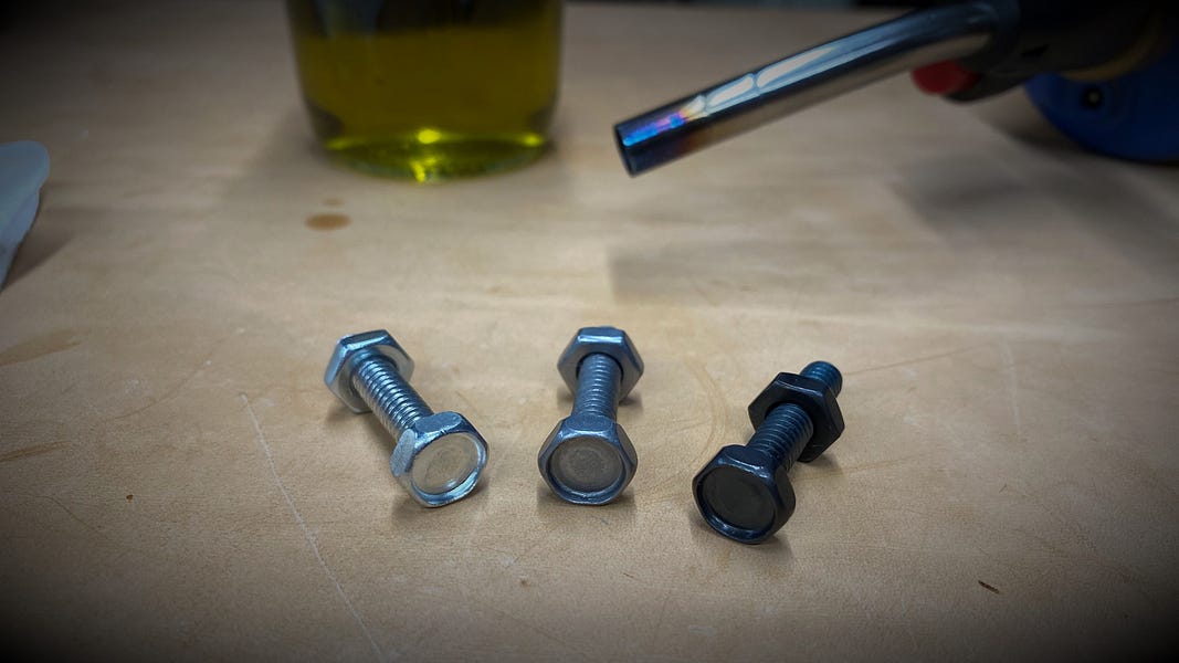 How to blue steel (and, how to remove zinc electroplating before bluing ...