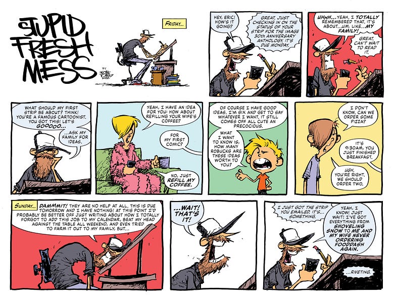 Stupid Fresh Mess...The Comic Strip - by Skottie Young