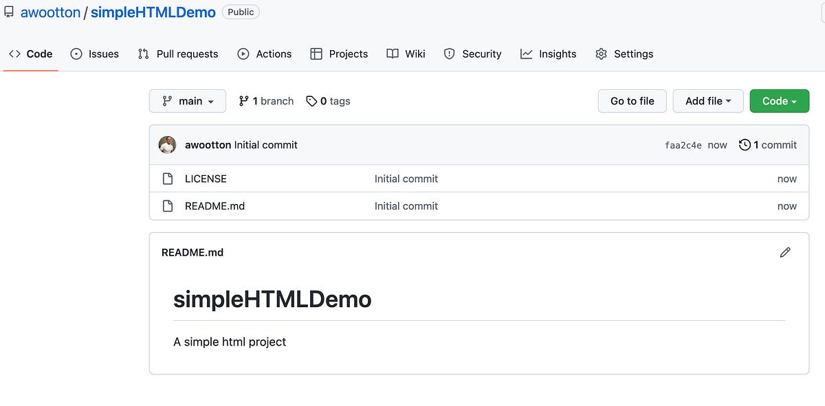 Basic Beginners Github workflow. TLDR version.