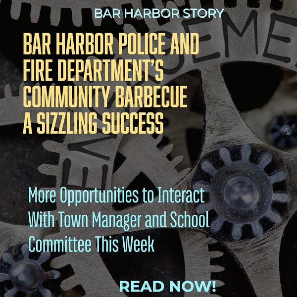 Bar Harbor Police and Fire Department’s Community Barbecue a Sizzling ...