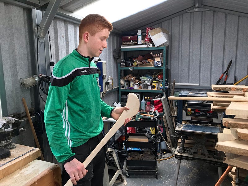 The hurler keeping the craft of hurley making alive
