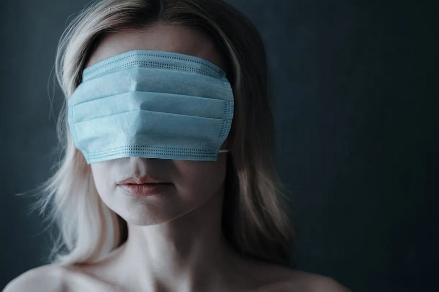 The evolution of binocular vision, seeing yourself, and how masks ...