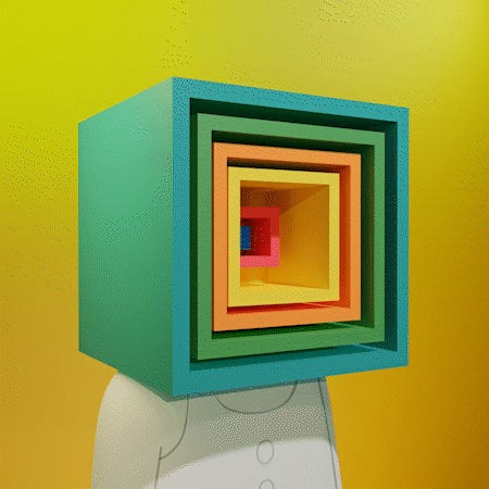 Transmission 3 - Boxhead - by Orban Isma - orbisms