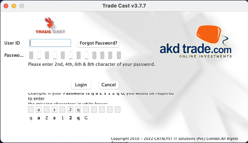getting akd trade cast v3.7.7 to work on the latest java version on macOS