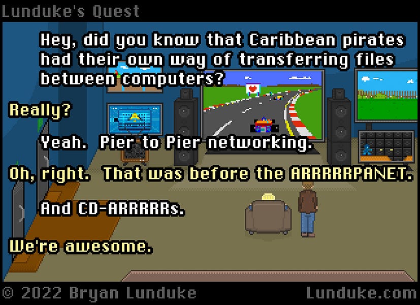 Pirate Networking! - by Bryan Lunduke