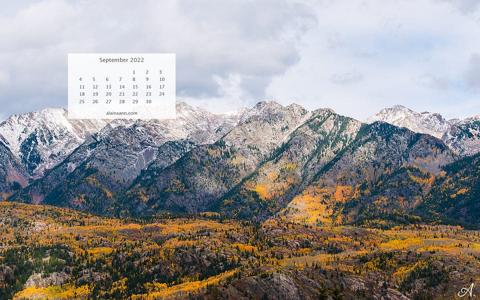September 2022 - Alaina Ann