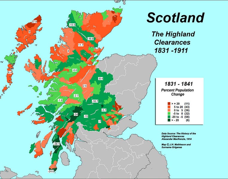Scotland: Highland and Lowland Clearances - by Stegiel