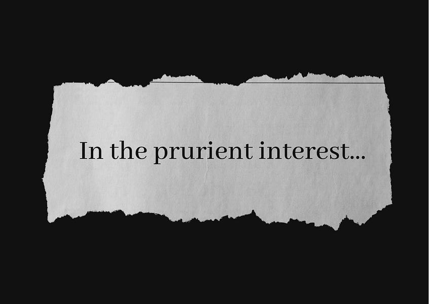 The prurient interest - by Mic Wright