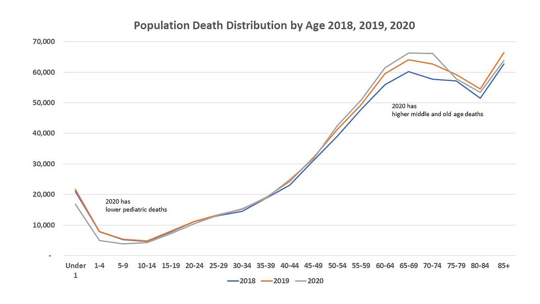 Philippines 2018 - 2020 Deaths by Ages - by SuperSally888