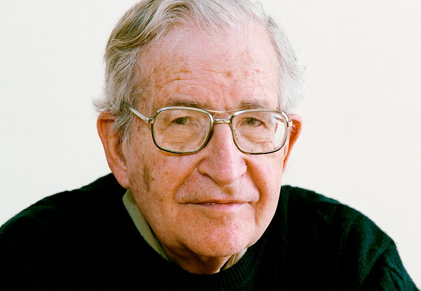 Interview: Noam Chomsky - by Matt Taibbi - Racket News