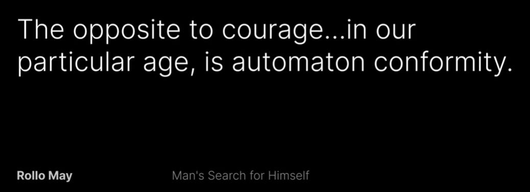 Why Are Most People Cowards? - by BHerr - The Human Code