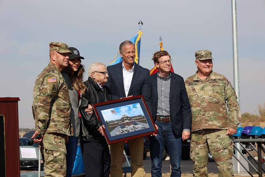 Retired Brig Gen Dean Mann Honored As National Guard Breaks Ground