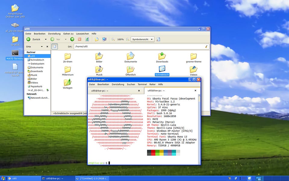 Make Linux look exactly like Windows XP - by Bryan Lunduke