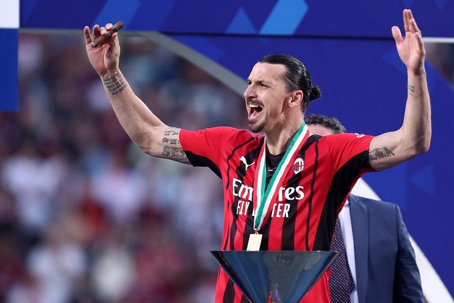 How did Zlatan Ibrahimovic play six months with a ruptured ACL in his knee?