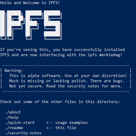 Getting Started with IPFS Using Windows PowerShell
