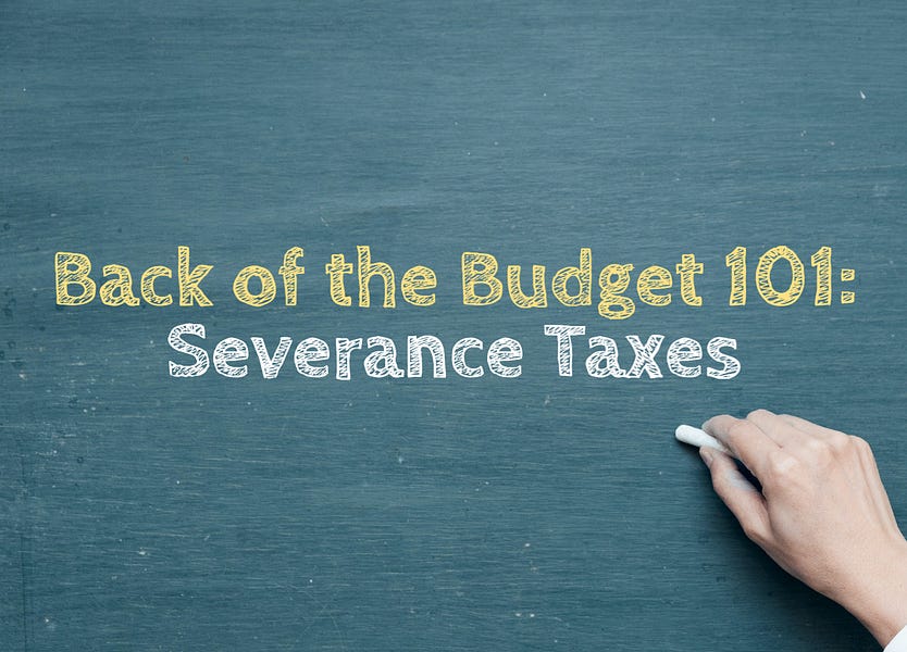 Introduction to Severance Taxes - by Timothy Little