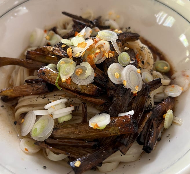 Weeknight Scallion Noodles: Recipe