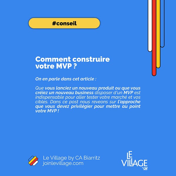 Comment construire un MVP ? - by Nico - Village by CA