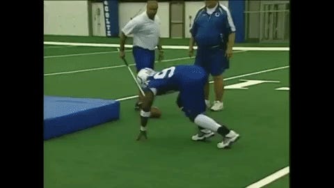 Coach Teerlinck's pass rush drills - by Craig Roh