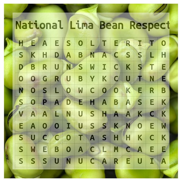 Respect the Lima Bean - by Tamiza Z. Teja - I Love Food