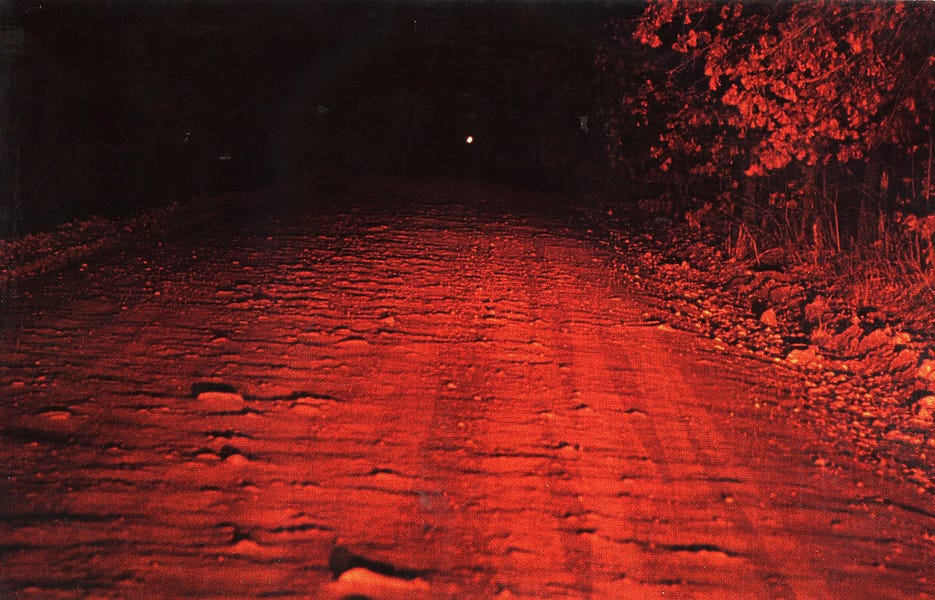 The Actual Hornet Spook Light - by George Eberhart