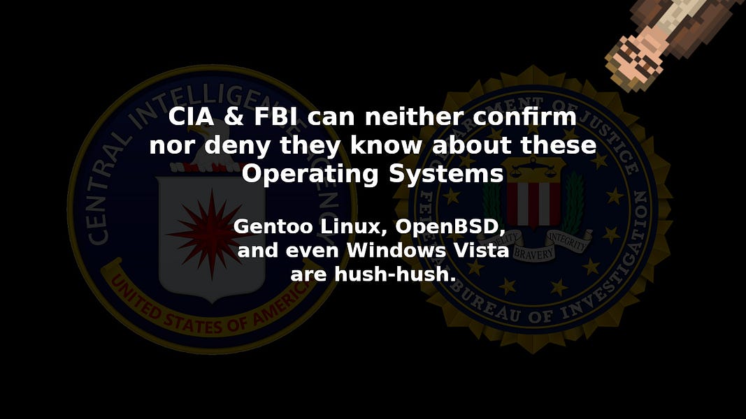 CIA & FBI can neither confirm nor deny they know about these Operating ...