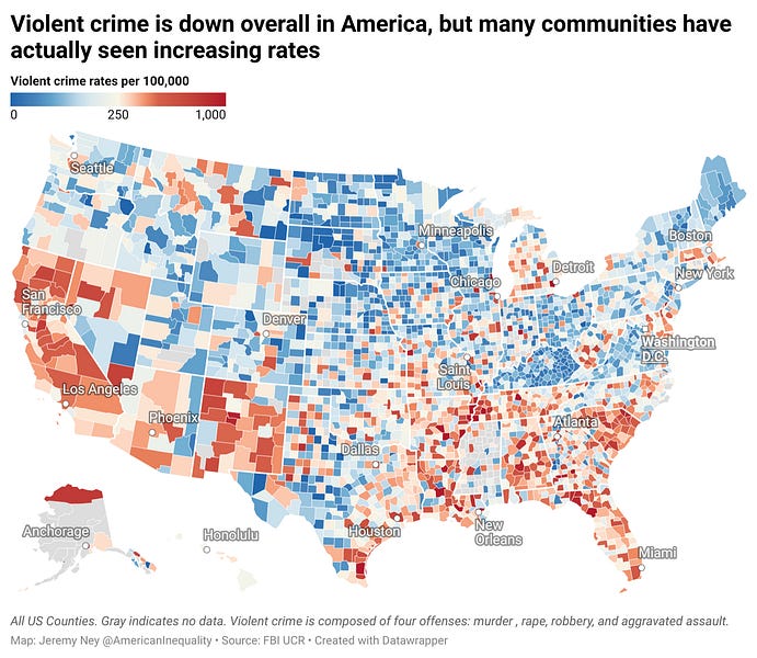 Violent Crime and Inequality - by Jeremy Ney