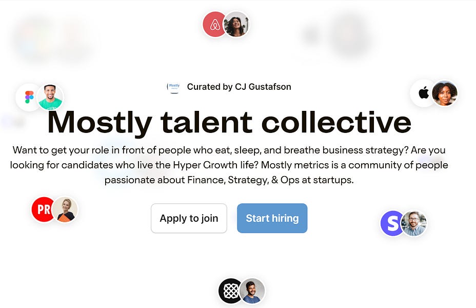 Special Announcement: Launching the "Mostly talent collective"