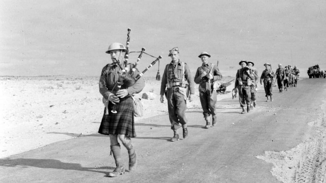 The Eighth Army advance reaches El Agheila