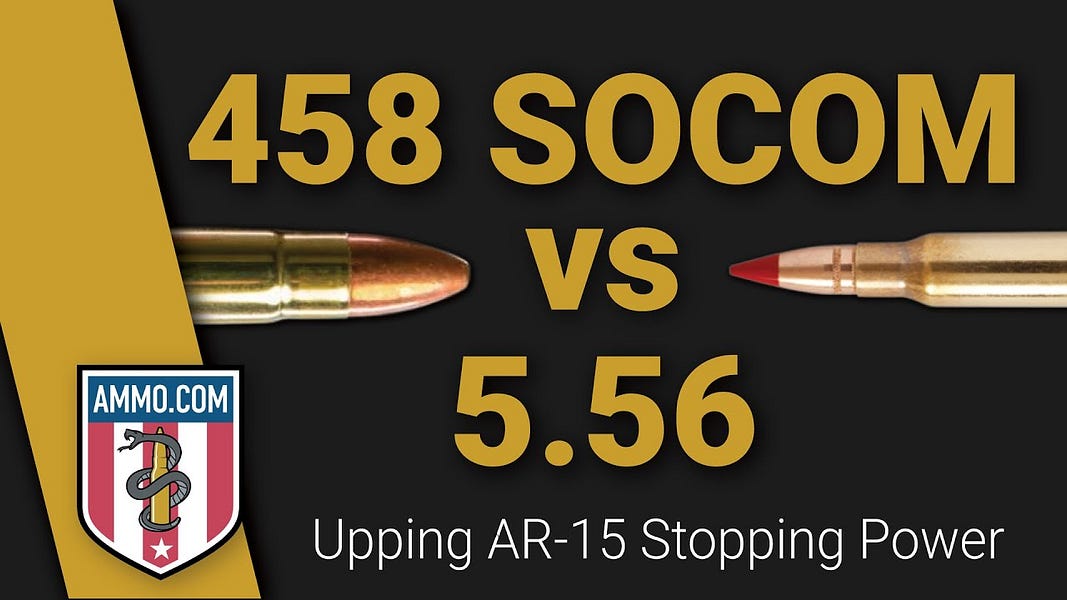 458 SOCOM vs 556: Upping AR-15 Stopping Power - by Ammo.com 458 SOCOM vs 556: Upping AR-15 Stopping Power - by Ammo.com