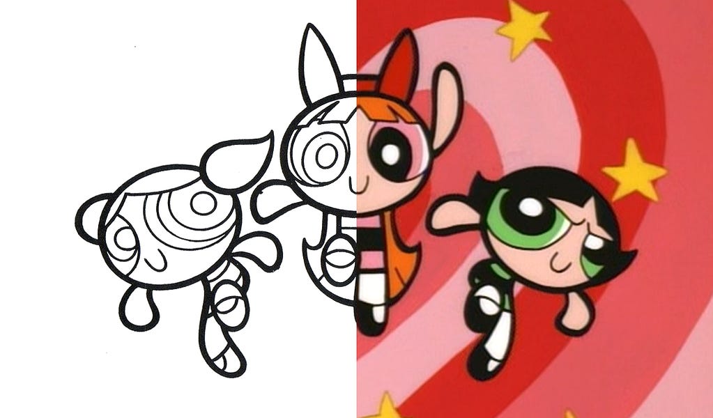 How They Designed the Powerpuff Girls