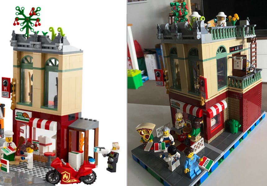 Build: Modularising the LEGO Pizzeria / Dojo - by Nic