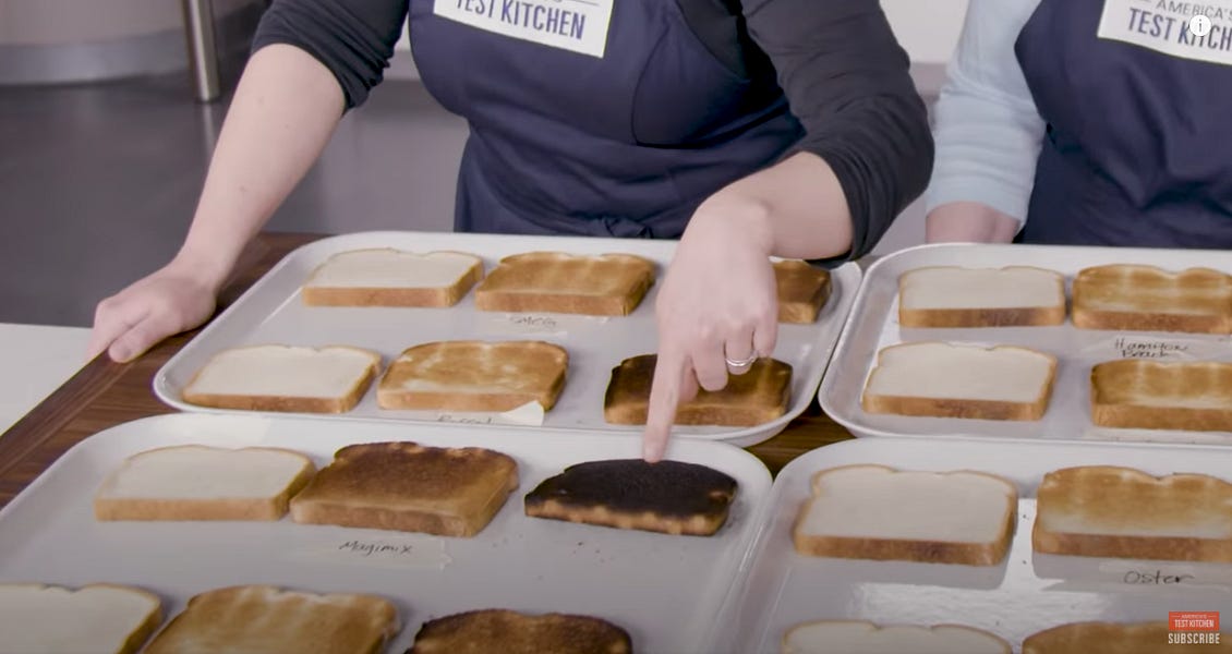 Are modern toasters worse than older ones?