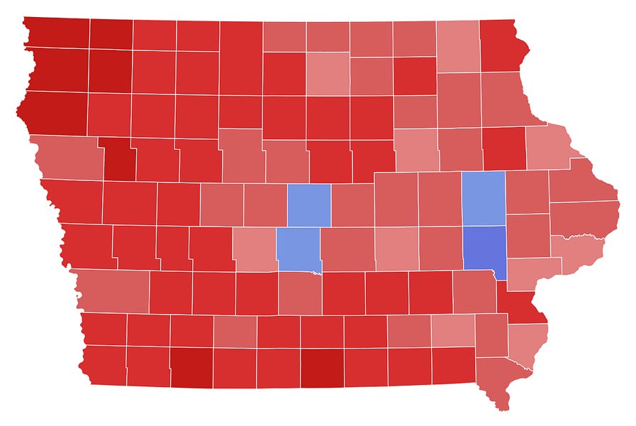Is this Heaven? No, It's Red State Iowa