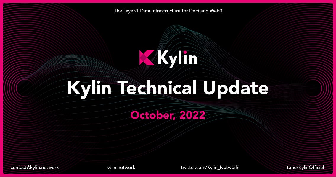 Monthly Technical Update: October 2022 - Kylin Network