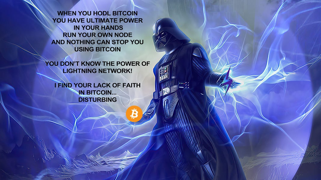 ⚡ Lightning Network es increíble ⚡ - by DarthCoin ₿⚡️