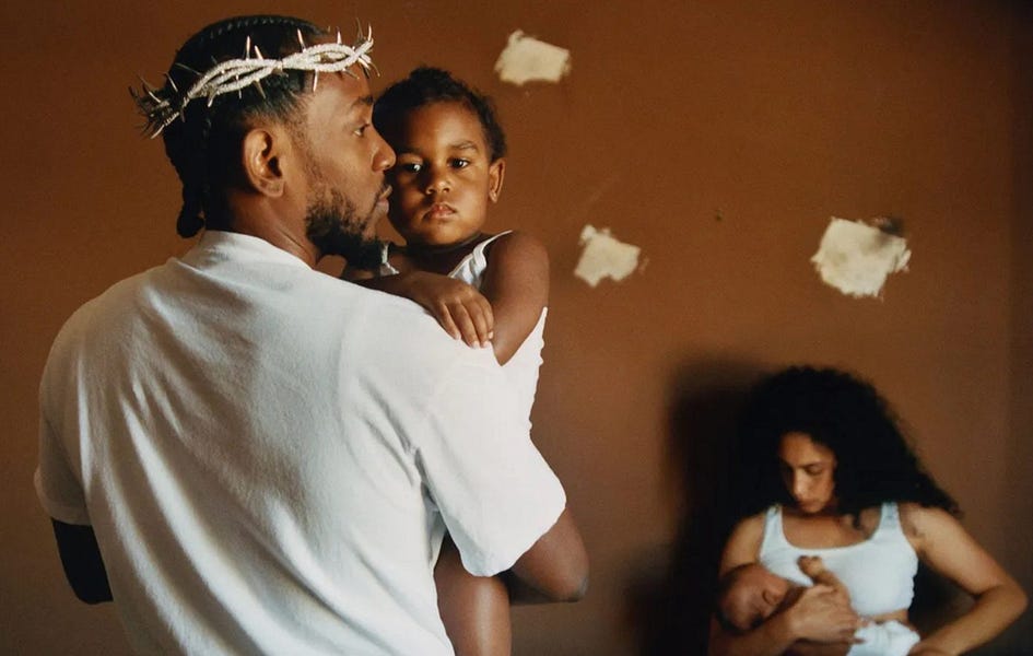 Kendrick has two kids, but he is not your savior
