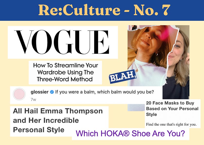 (No. 7) The allure and the myth of ‘personal style':