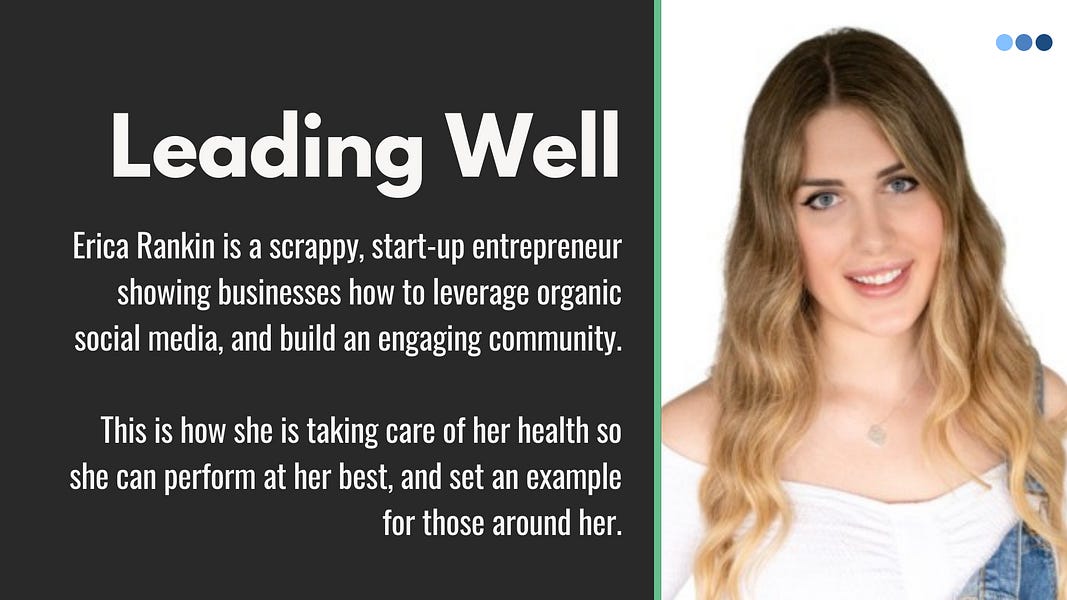 How Erica Rankin focuses on health to perform at her best and set a ...