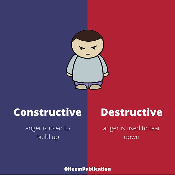 The Difference Between Constructive and Destructive Anger