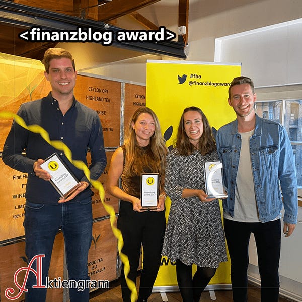finanzblog award und September Dividenden - by Lisa Osada