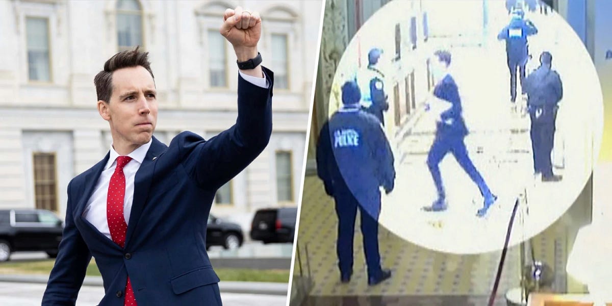 Josh Hawley reportedly training hard for next insurrection Josh Hawley reportedly training hard for next insurrection